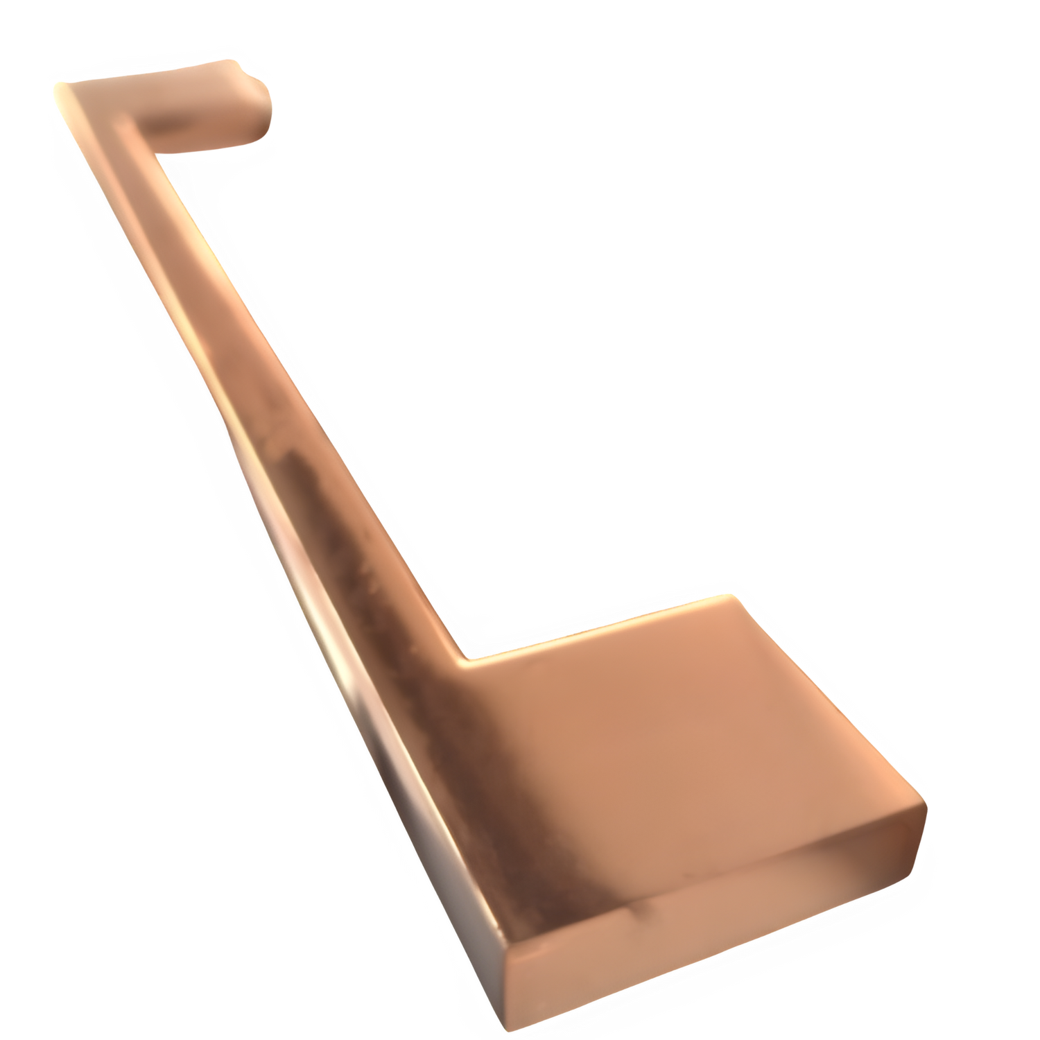 Rose Gold Slim Cupboard Handle - Decor Handles
