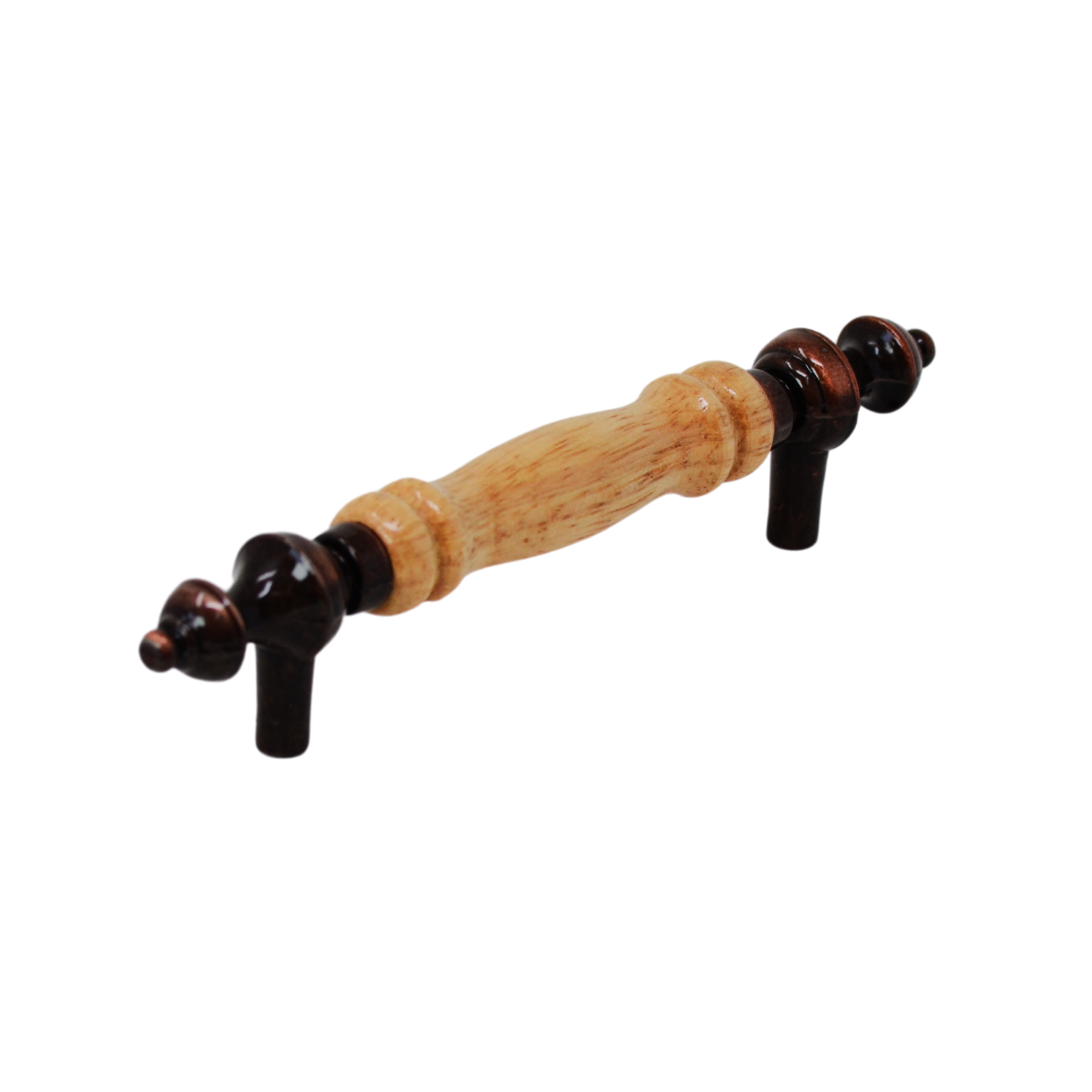 Classic Cupboard Handle with Oak Insert - Decor Handles