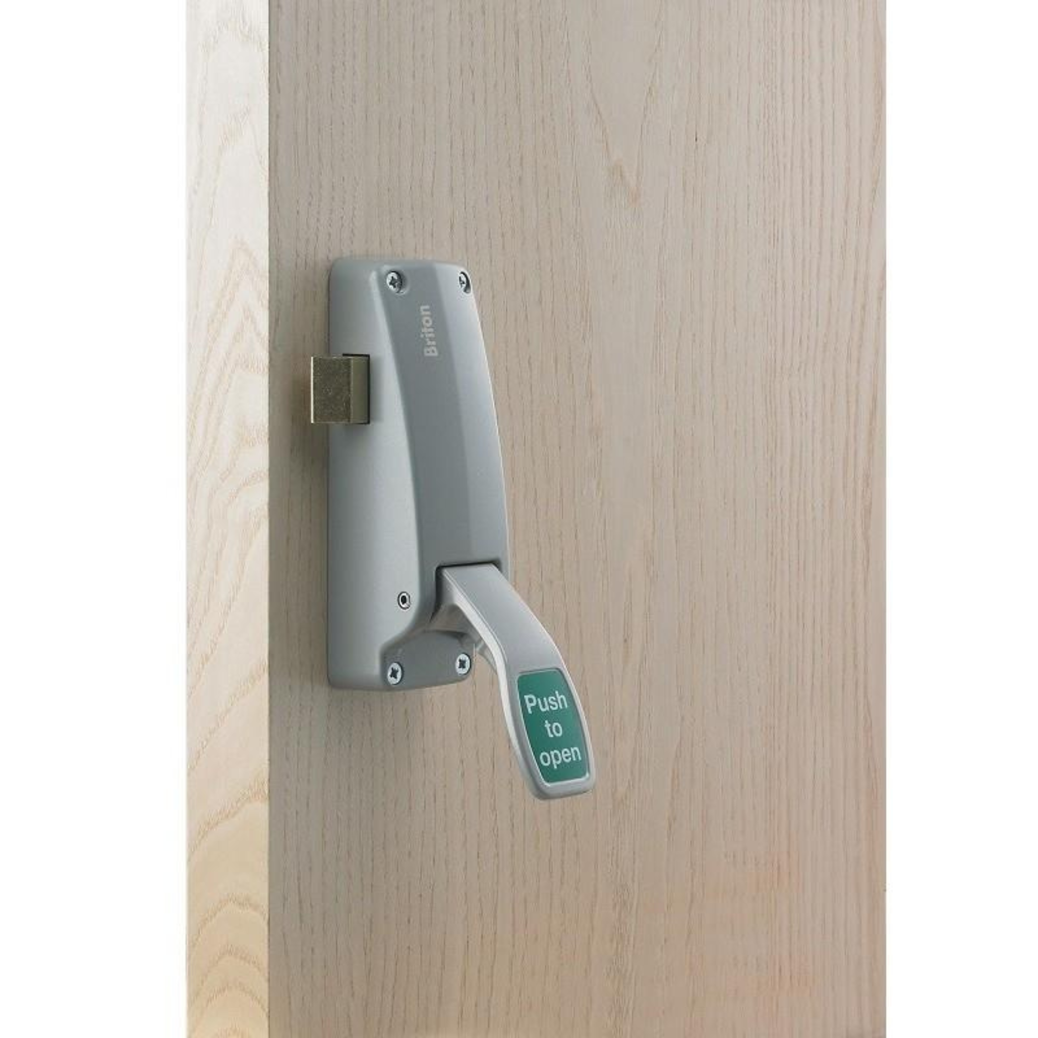Briton Push Pad with latch only - Decor Handles
