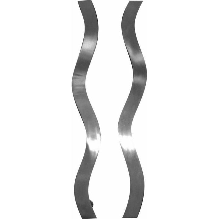 Stainless steel wavy pull handle - Decor Handles